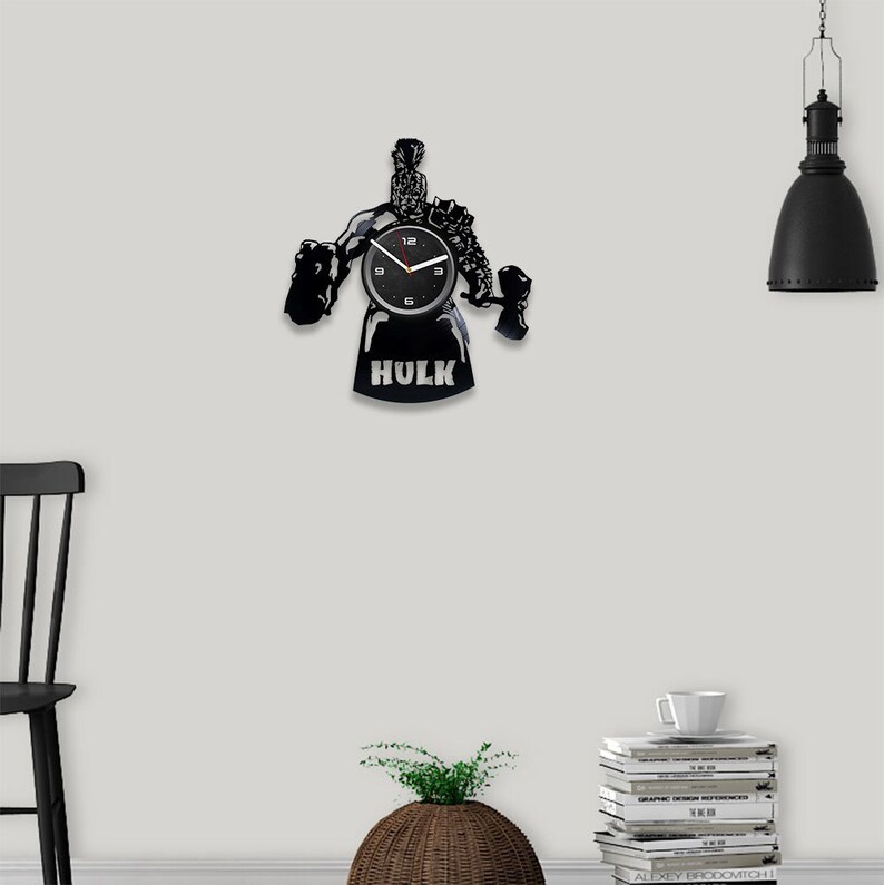 Incredible Hulk Vinyl Record Laser Cut Wall Clock Marvels - Etsy