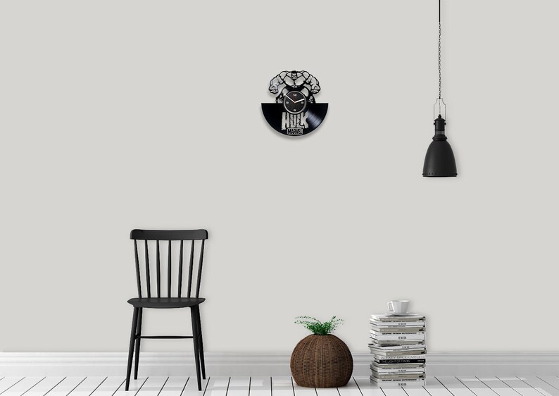 Incredible Hulk Vinyl Record Silent Wall Clock Movie Lover Gift Marvels ...
