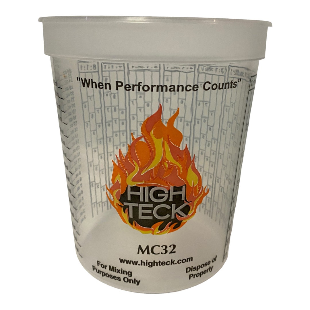 High Teck Products MC32 Paint Mixing Cup 1 QT Cup Qty: 100/box - Etsy