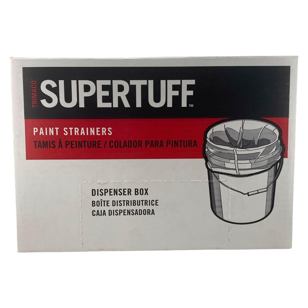 Box of 25 5 Gallon Mesh Paint Strainers Trimaco Supertuff With Elastic ...