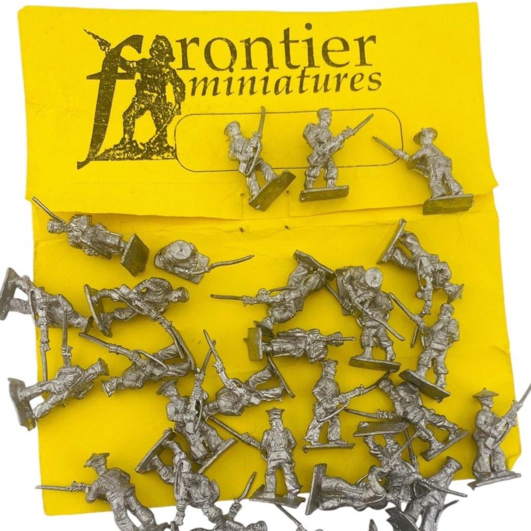 Vintage Frontier Miniatures Historical Metal Soldiers Simcast 25mm 30 ...
