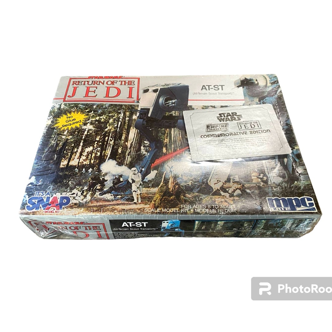 Return of the Jedi Star Wars At-st Snap Model Kit Mpc/ertl # 8734 1992 ...