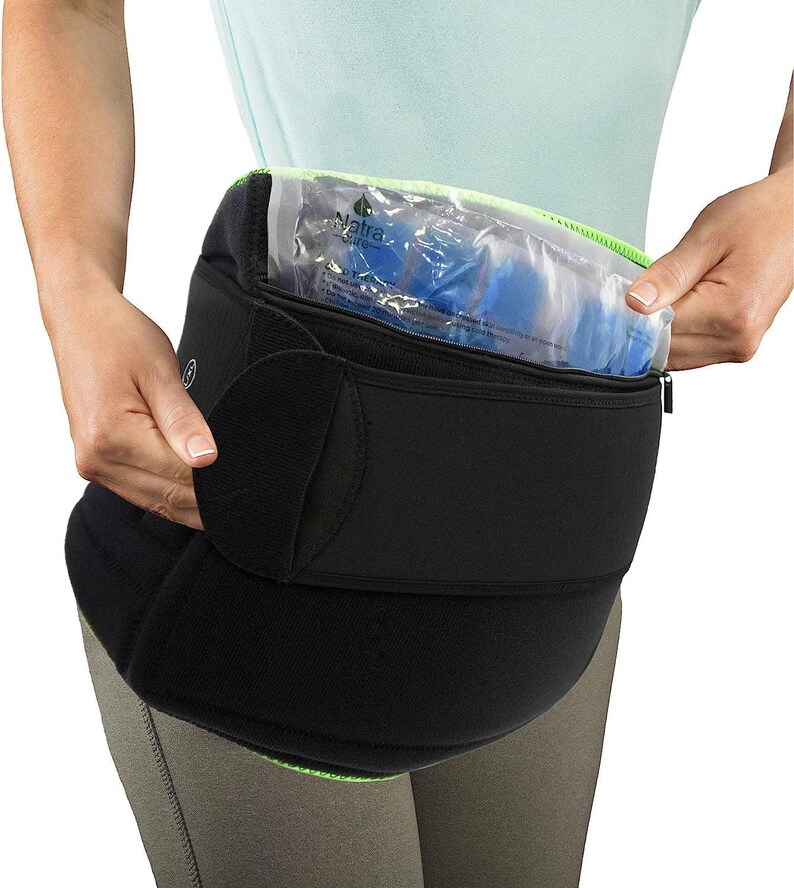 Natracure Hot Cold Hip Lower Back Pain Relief Wrap Bursitis Sciatica ...