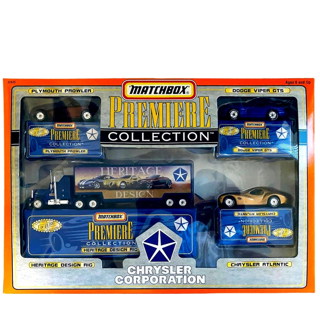 1997 Matchbox Premiere Collection Chrysler Dodge Viper Prowler Atlantic ...