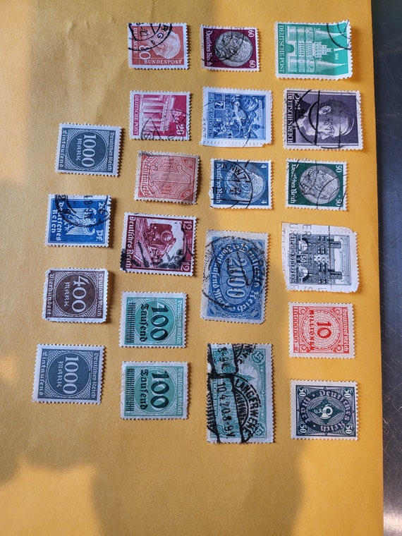 Vintage WW2 Postage Stamps - Etsy