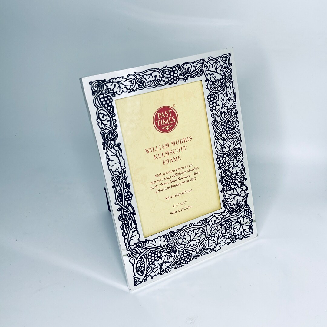 William Morris Kelmscott Photo Frame Silver Plated Brass Photo Frame ...