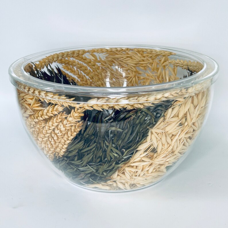 Vintage CREATIONS BY ALPAC Getrocknete Blumenblumenkorn Acrylsalat ...