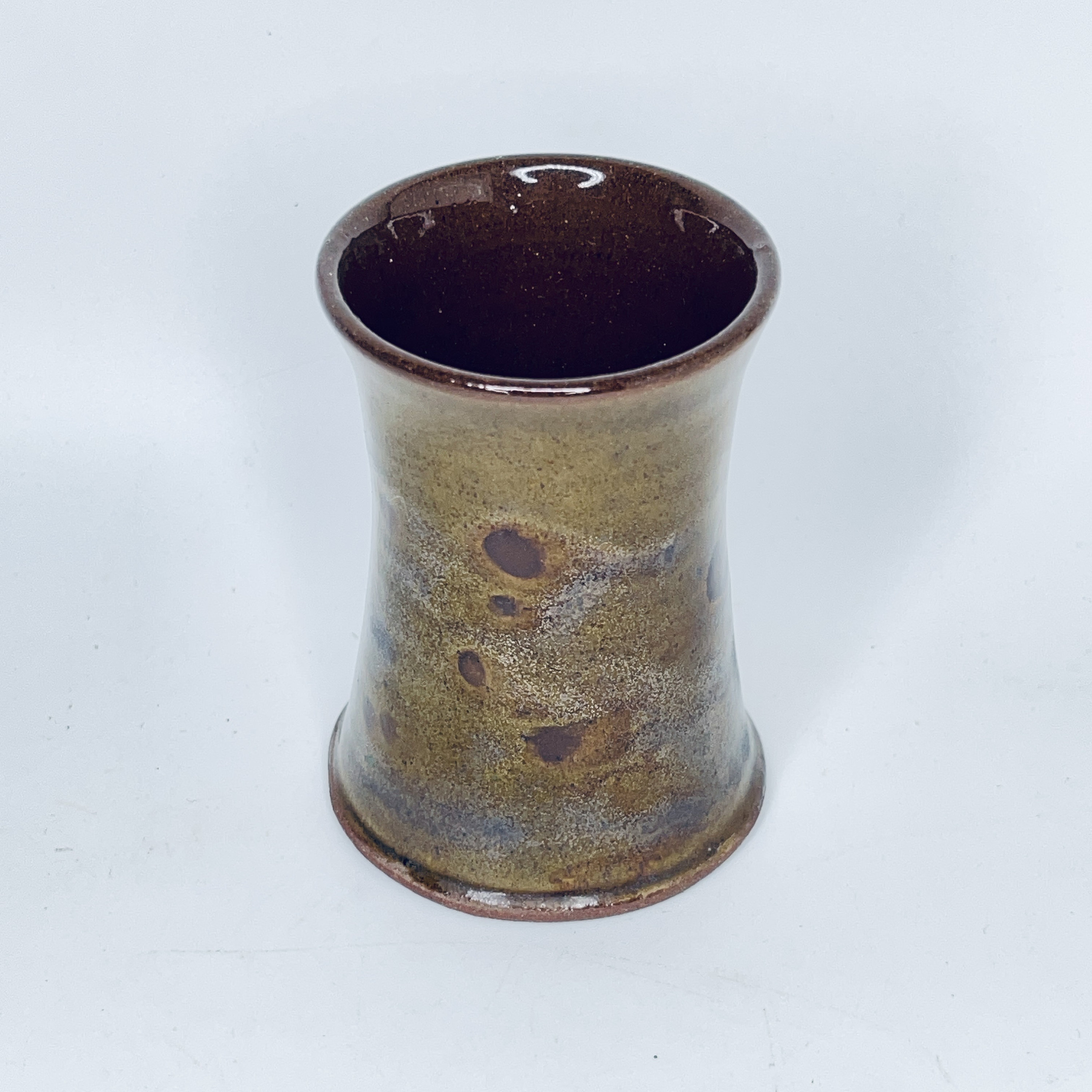 Rare Wetheriggs Penrith Pottery Vase 8.5cm Tall Brown Studio Pottery ...