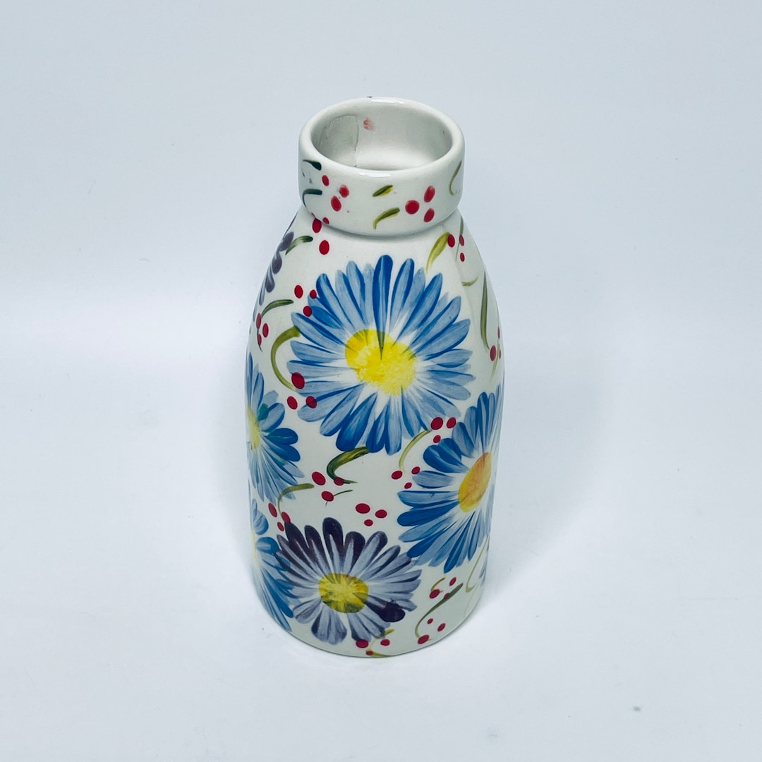 Jill Ross Vase Jill Ross Haworth Studio Pottery Hand Made Hand Painted ...