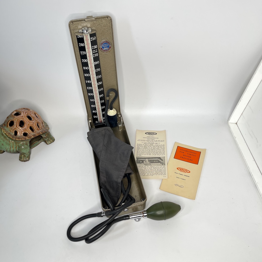 Vintage Accoson MK2 Sphygmomanometer Blood Pressure Monitor Hospital ...