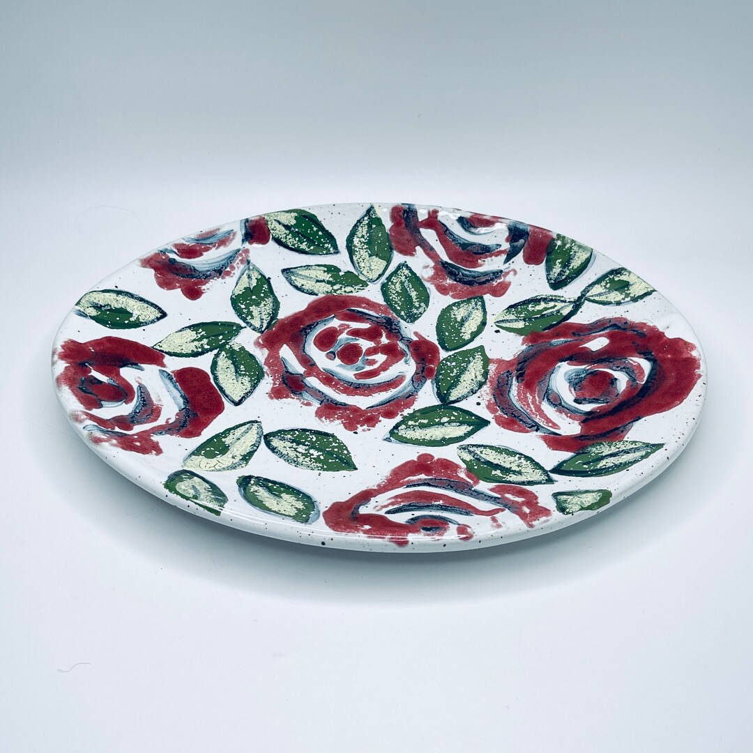 Horsforth Pottery Leeds Pottery Plate Rare Spongeware Sponge-ware ...