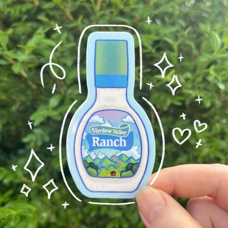Stardew Valley Ranch | Cute Video Game Stickers | Farm Stickers | Cozy ...