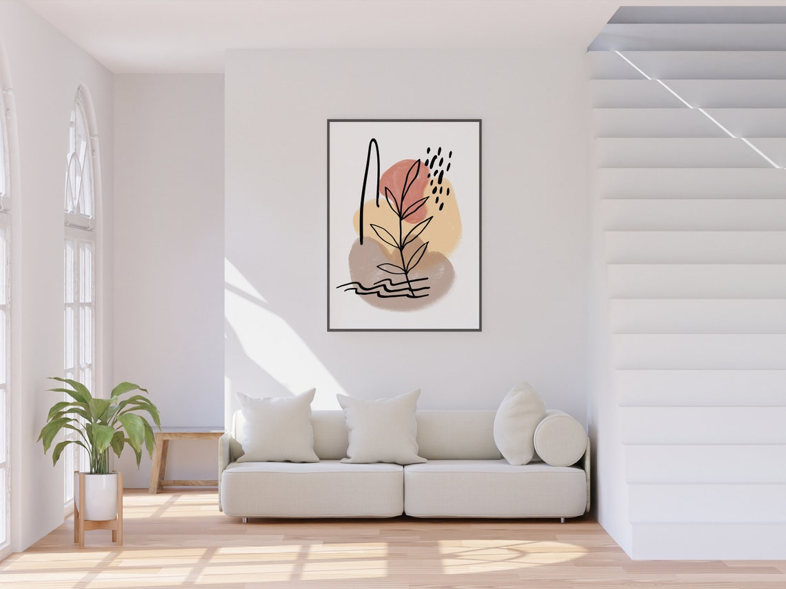 Printable Wall Art Set of 3 Modern Boho Style Prints Best for - Etsy