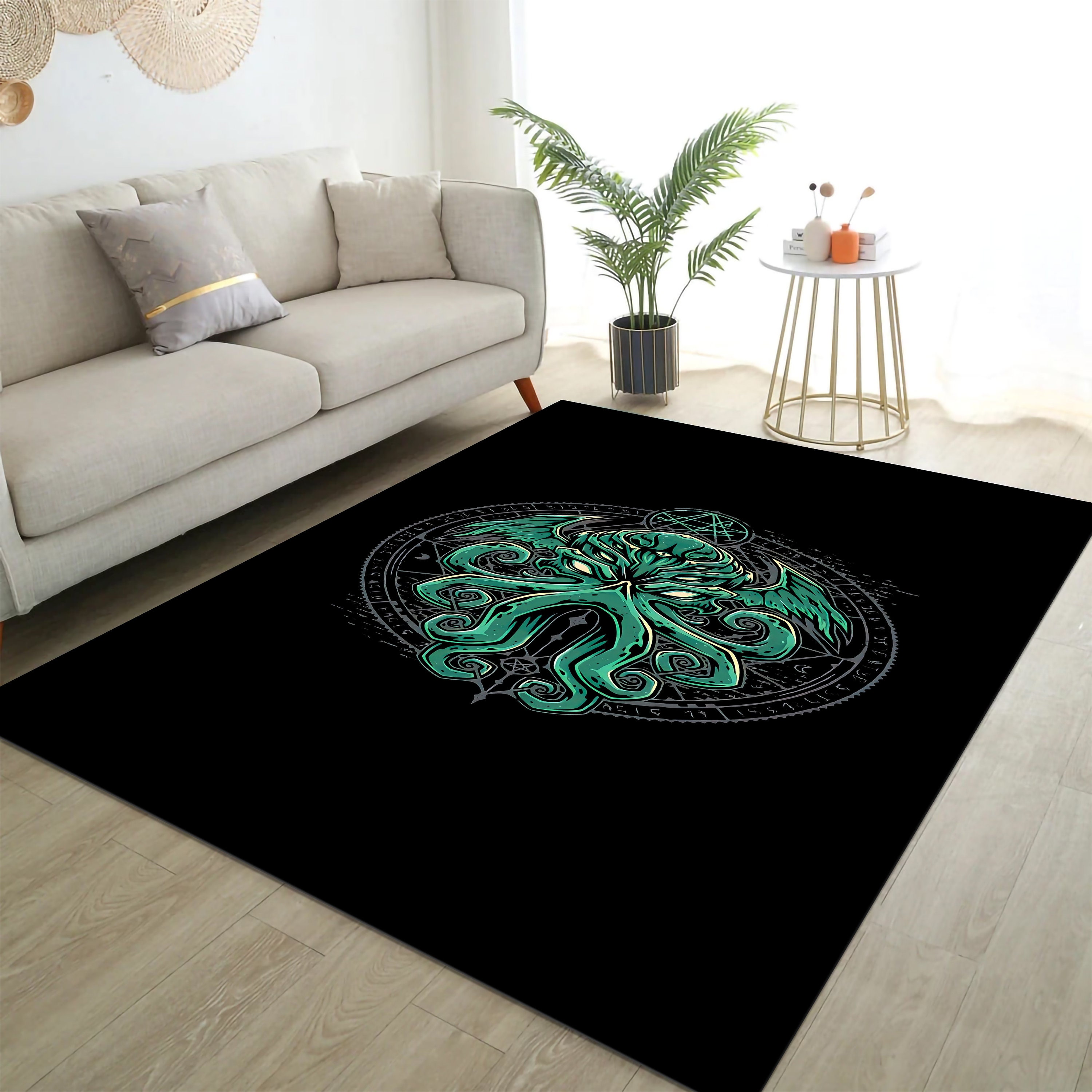 Viking Rug Viking Carpet Viking Decor Viking Runes Norse - Etsy