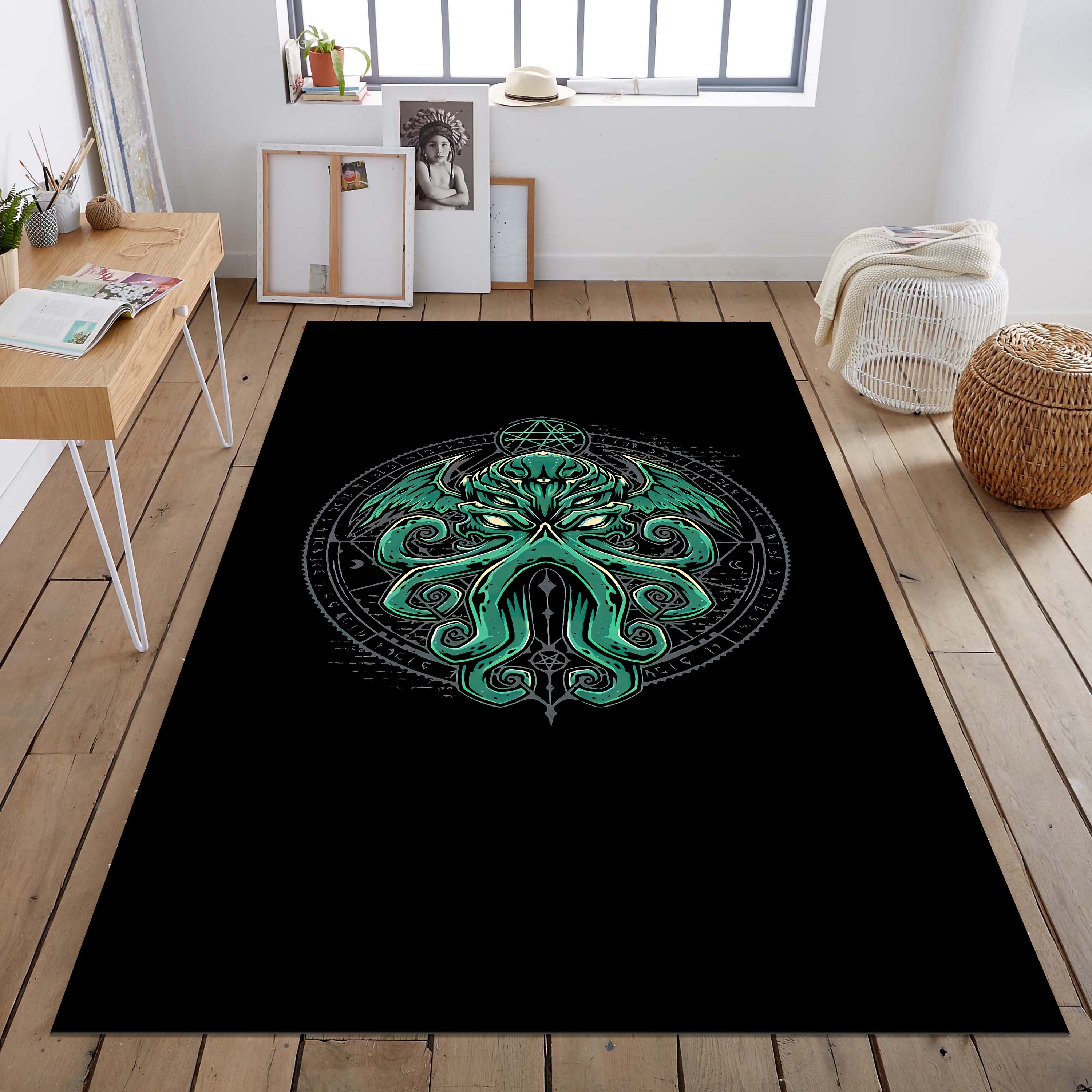 Viking Rug Viking Carpet Viking Decor Viking Runes Norse - Etsy