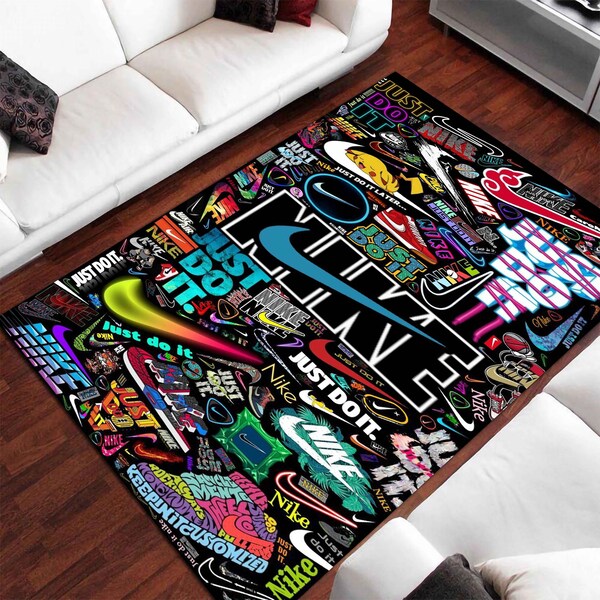 Nike Rug for Bedroom - Etsy