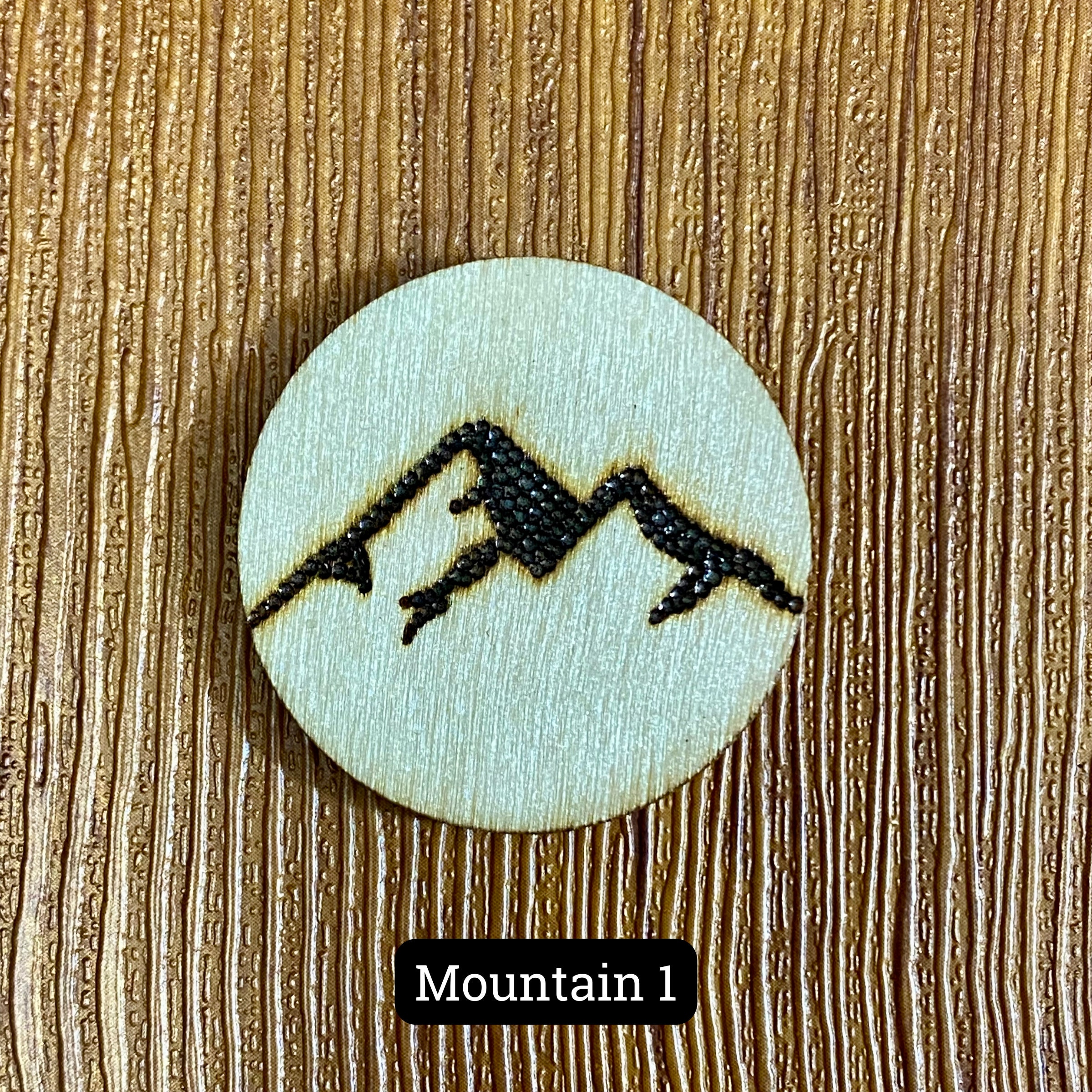 Nature and Wildlife Wooden Magnet | Hand-burned Pyrography | Stocking ...