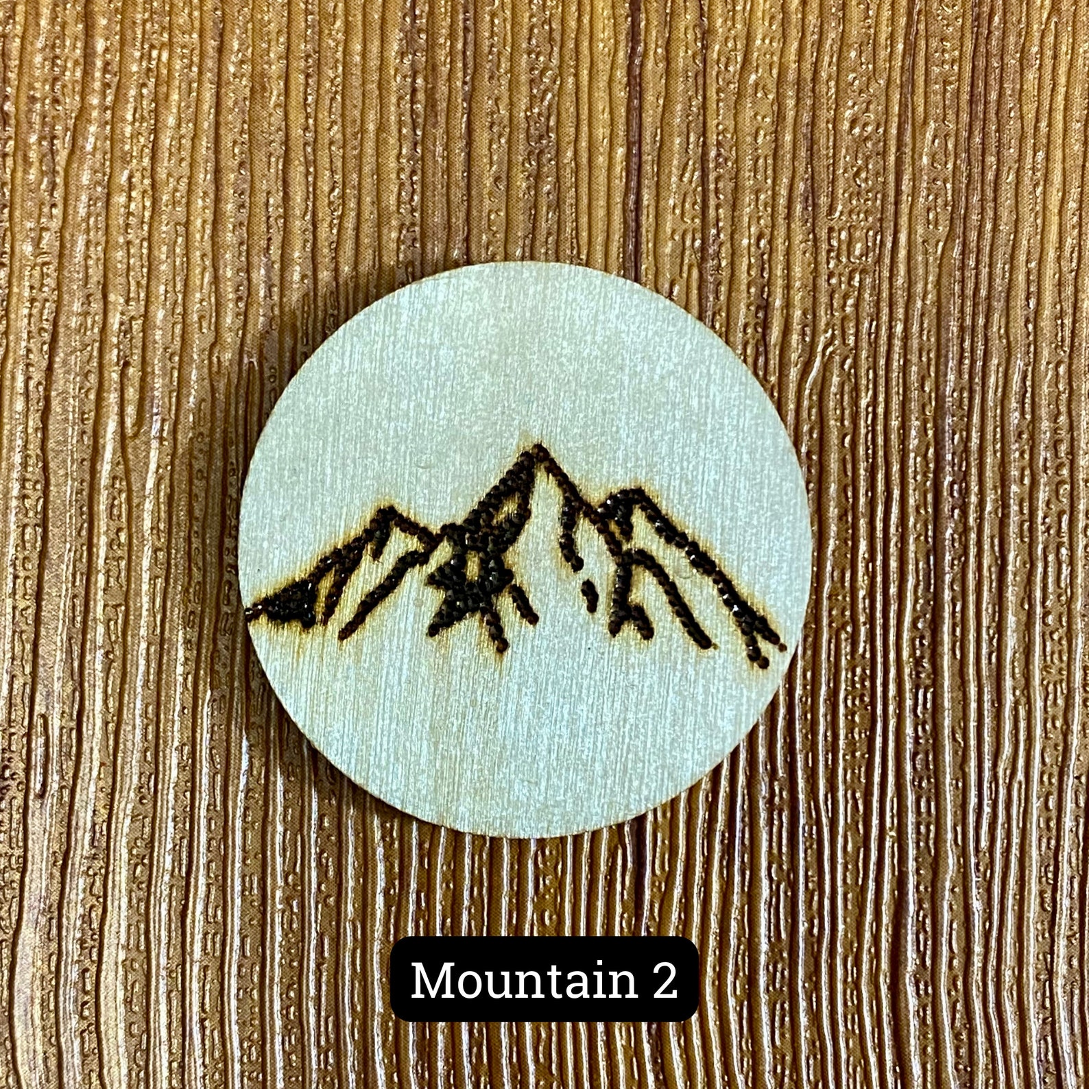 Nature and Wildlife Wooden Magnet | Hand-burned Pyrography | Stocking ...