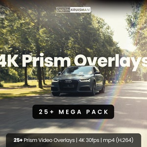 4K Prism Video Overlays - 25+ Mega Pack - Cinematic Prism Light ...