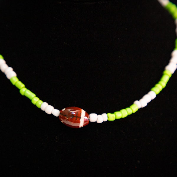 Football Necklace - Etsy
