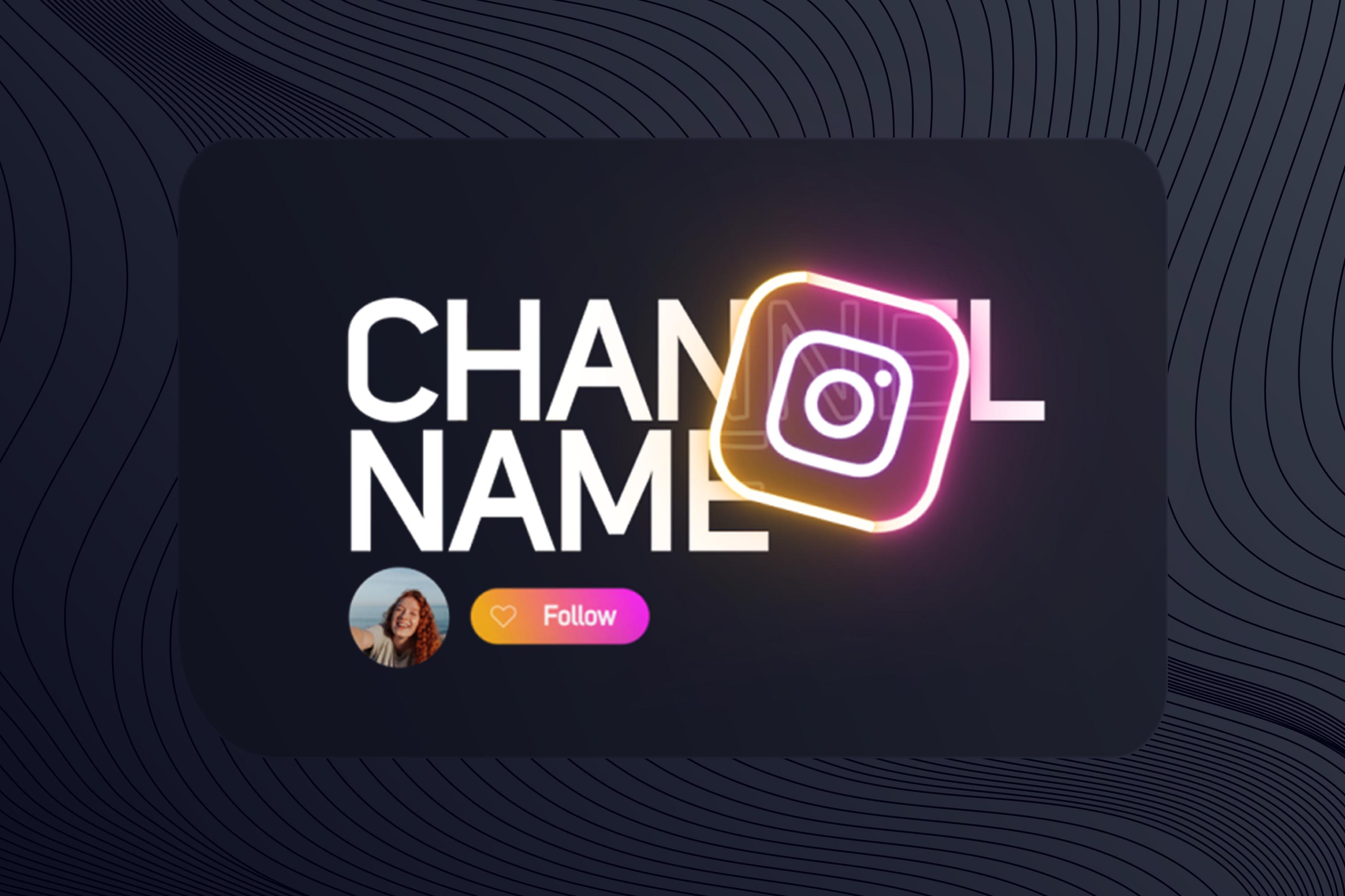 Animated Neon Social Media Lower Thirds: Stream Overlay Widget - Etsy