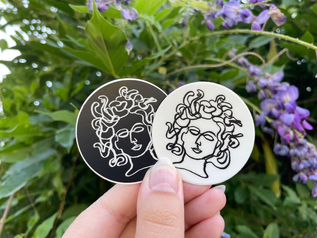 Medusa Vinyl Sticker - Etsy