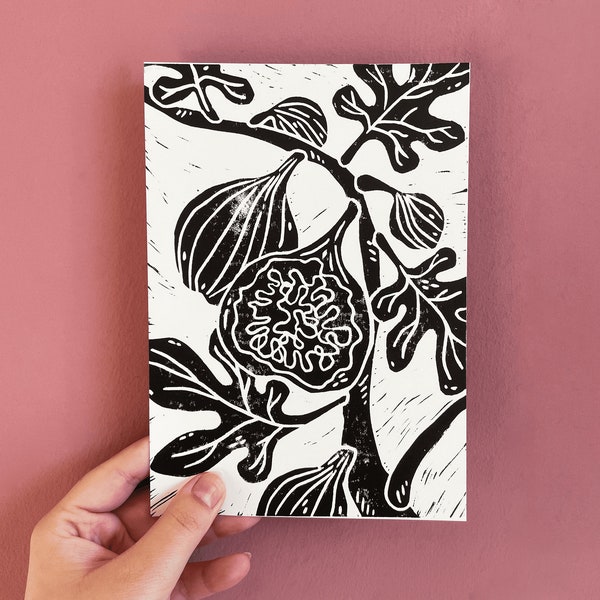 Linocut Print - Etsy