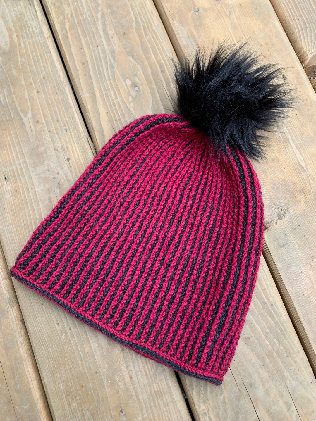 Striped Hat, Crochet Pattern - Etsy