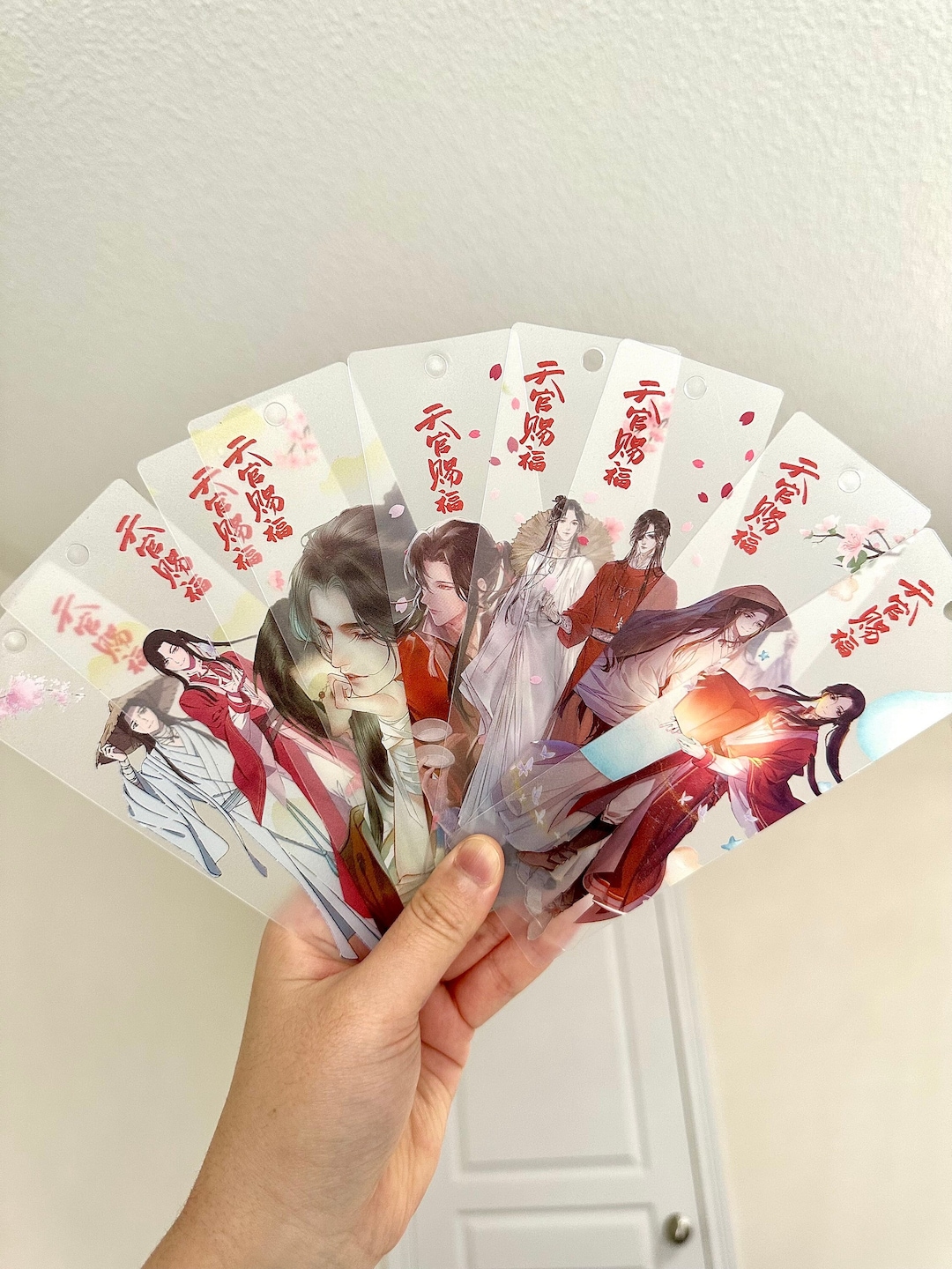 Hualian Bookmark Set: Heaven Official's Blessing TGCF, Xie Lian, Hua ...