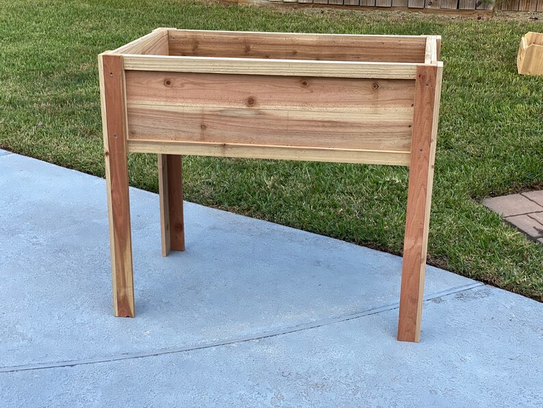 Picket Planter Wall Planter Cedar Box Garden Planter Herb - Etsy