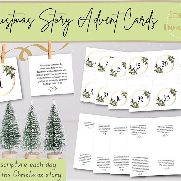 Nativity Advent - Etsy