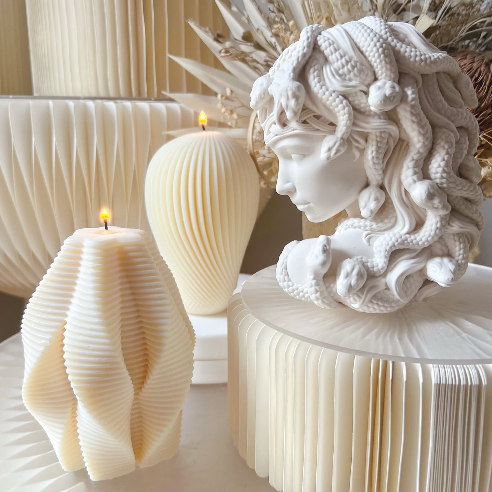 Medusa Bust Home Décor Handmade Greek Mythology Inspired Medusa Head ...