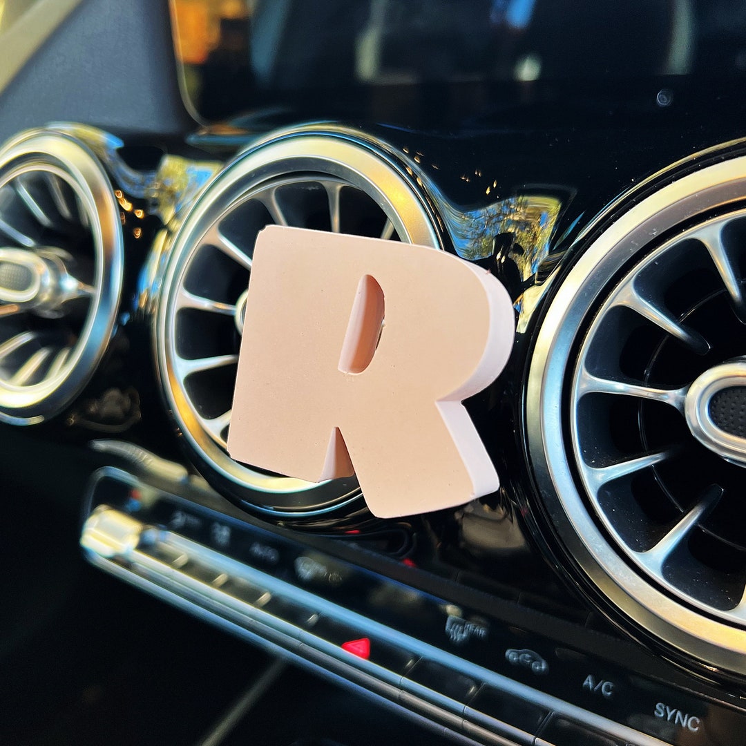 Car Air Freshener, Alphabet Letter Car Vent Clip, Custom Air Freshener ...