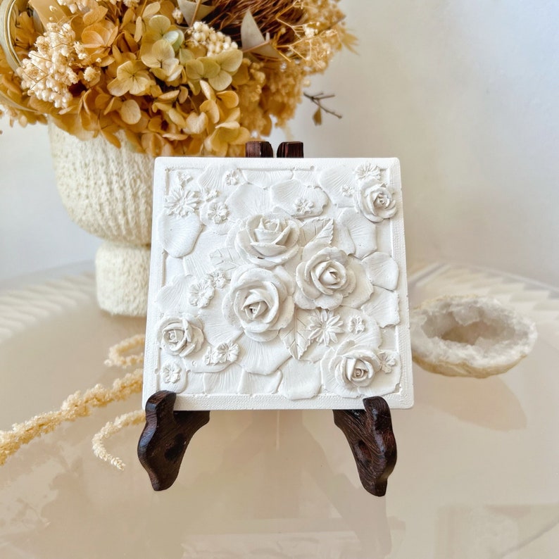 Custom Air Freshener, Rose Square Air Diffuser, Scented Textured ...