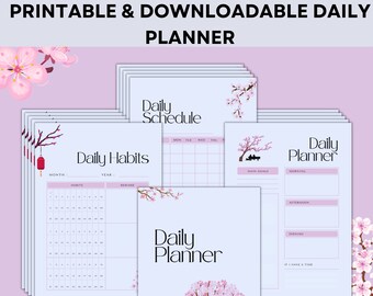 Minimalist Daily Planner Printable, Daily to Do List for Work/home ...