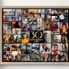 SET 70th Birthday Party, Photo Collage Poster TEMPLATE Look Who's 70 ...