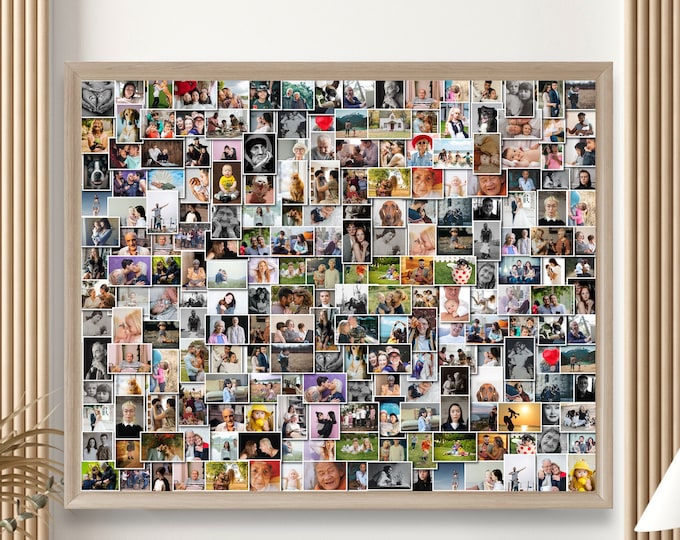 Custom Photo Collage , A Unique Collage With Your Photos, Gift for ...
