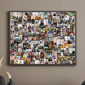 Custom Full Photo Collage , Gift for Birthday - for All Your Special ...