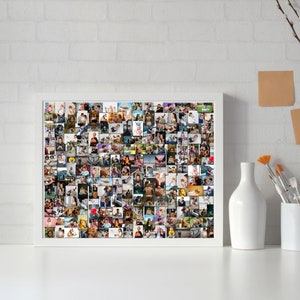 Custom Full Photo Collage , Gift for Birthday - for All Your Special ...