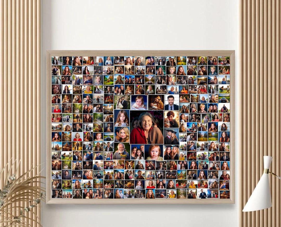 Personalized Photo Collage, A Unique Collage With Your Photos, Gift for ...