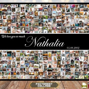 Custom Unique Birthday Photo Collage: Preserve Memories With a Unique ...