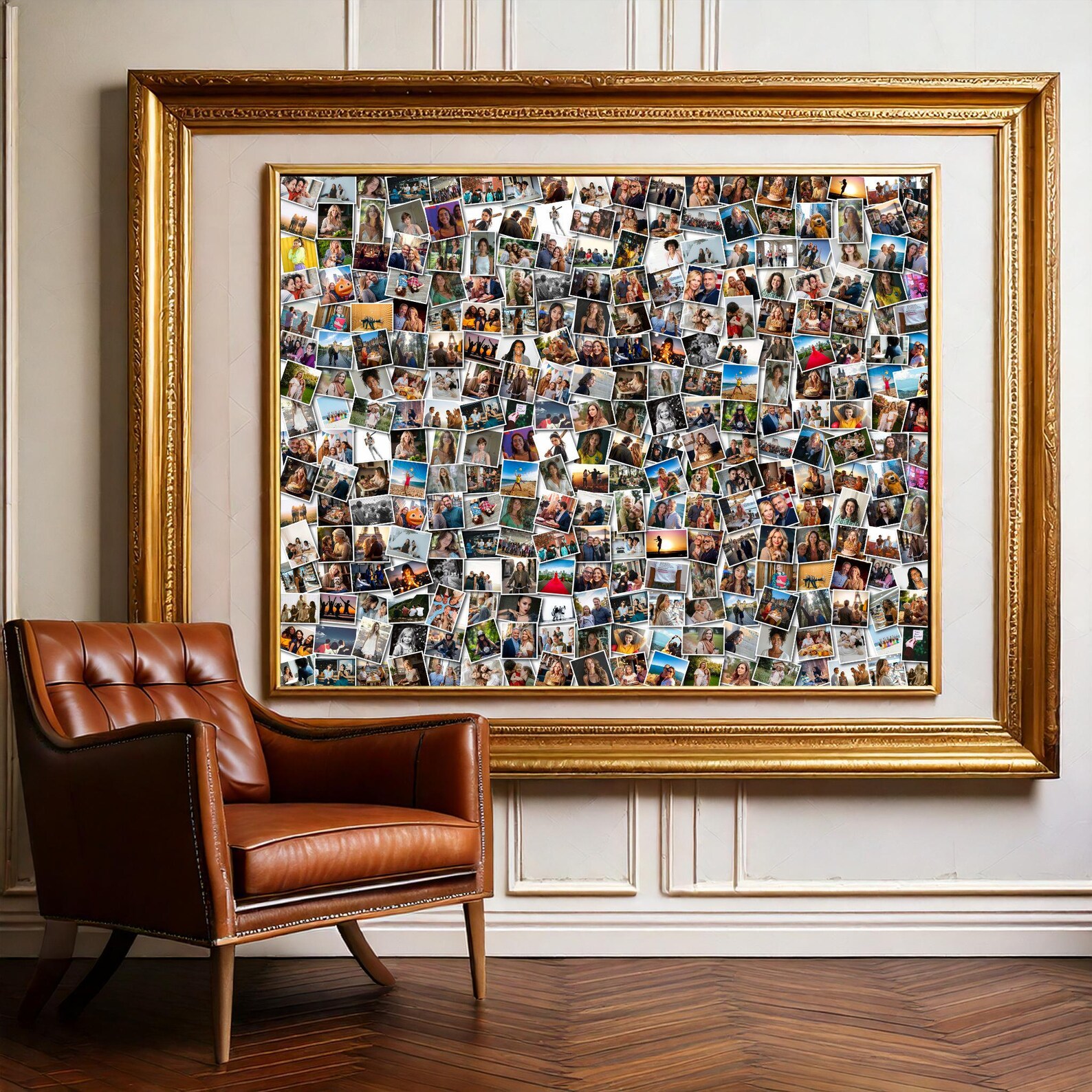 Custom Full Photo Collage, Personalized Picture Collage Gift, Birthday ...