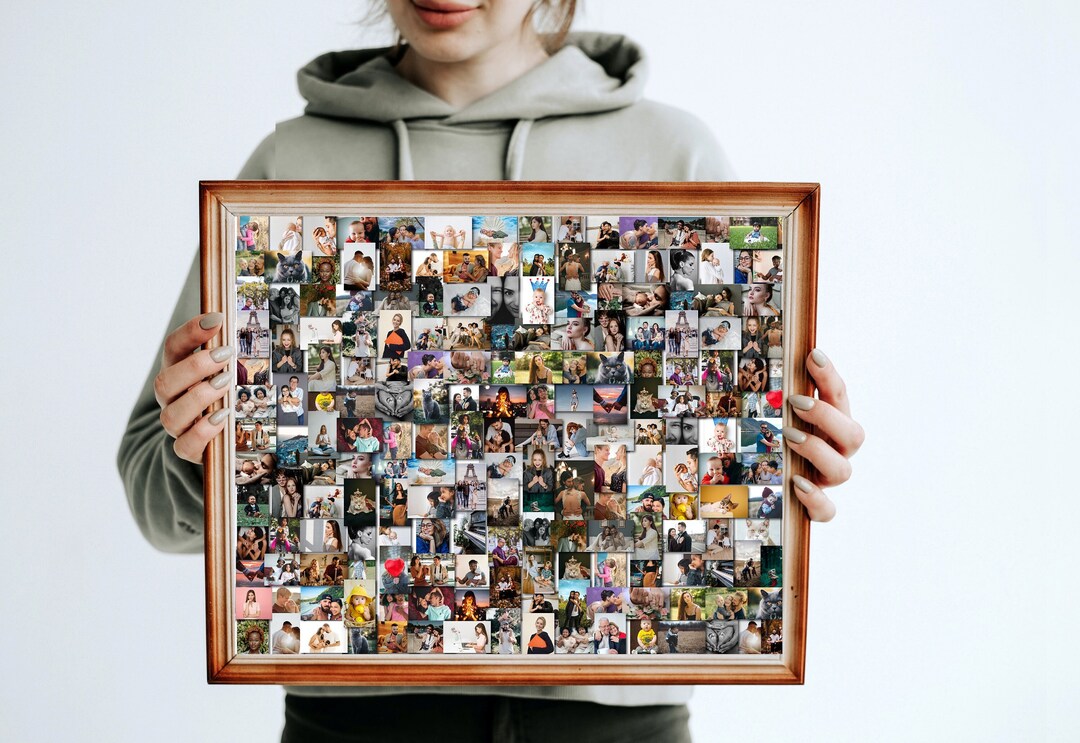 Custom Full Photo Collage , Gift for Birthday - for All Your Special ...