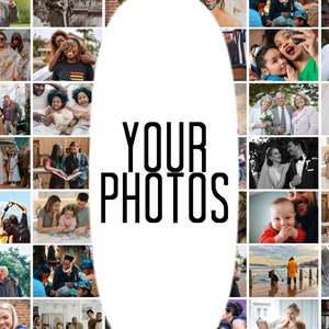 Custom 10th Birthday Photo Collage, Number Photo Collage, 10th Birthday ...