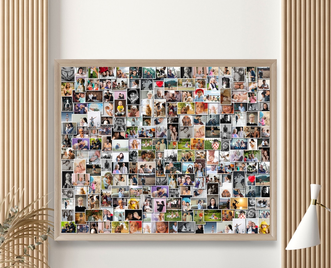 Custom Photo Collage , A Unique Collage With Your Photos, Gift for ...