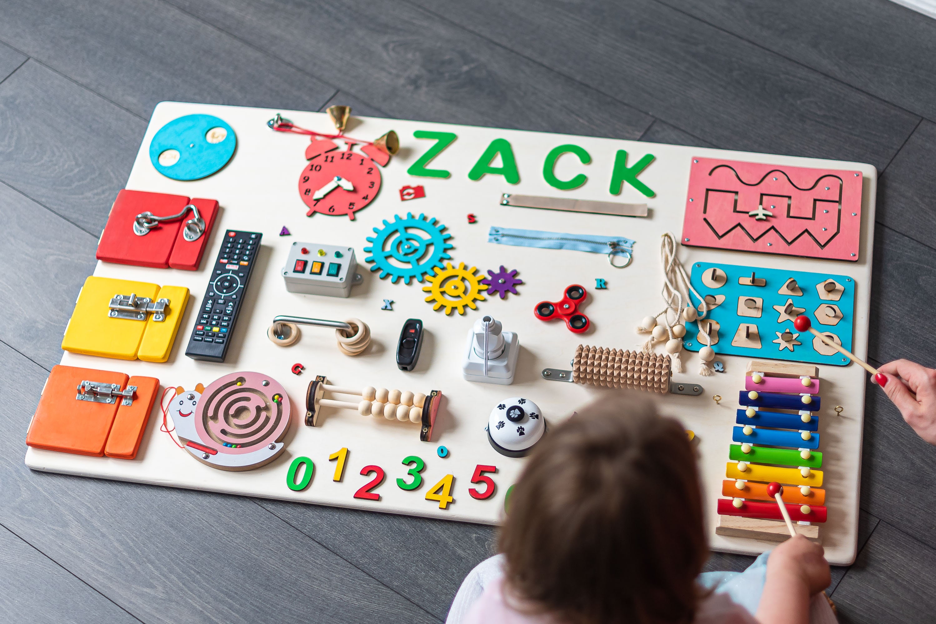 Busy Board Fine Motor Development, Emotional Intelligence, Early Kids ...