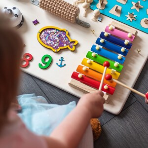 Busy Board Fine Motor Development, Emotional Intelligence, Early Kids ...
