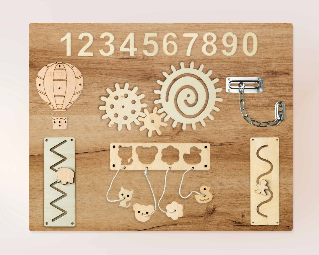 Set Puzzles for Baby Buzy Board Details Buzy Board Diy Buzy - Etsy