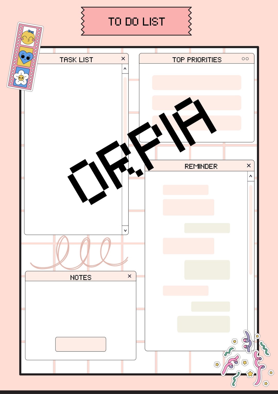 To Do List Printable A4 - Etsy