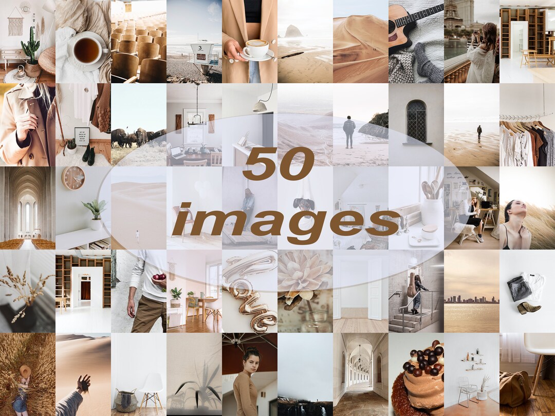 Beige Wall Collage Kit Neutral Dorm Decor for College Girls - Etsy